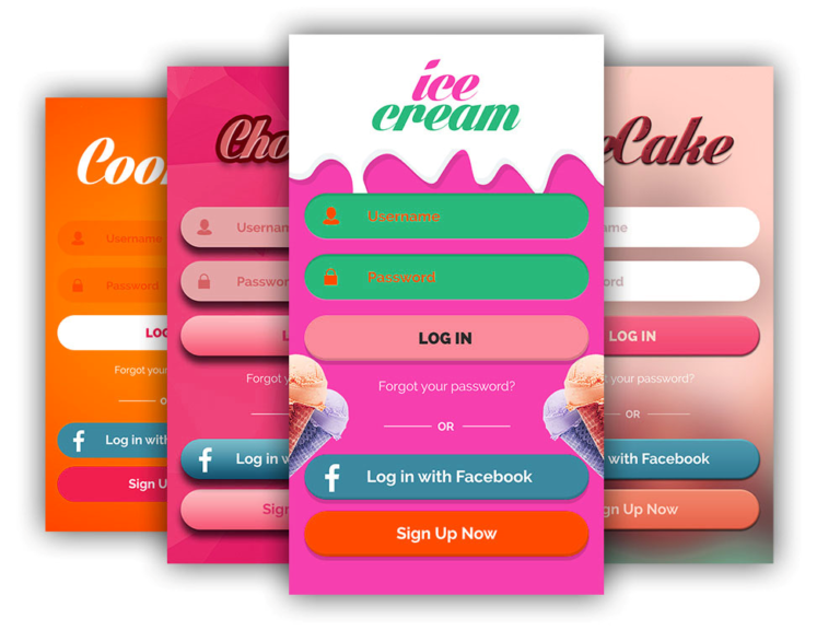 How to select color scheme for mobile application | EtailerLab